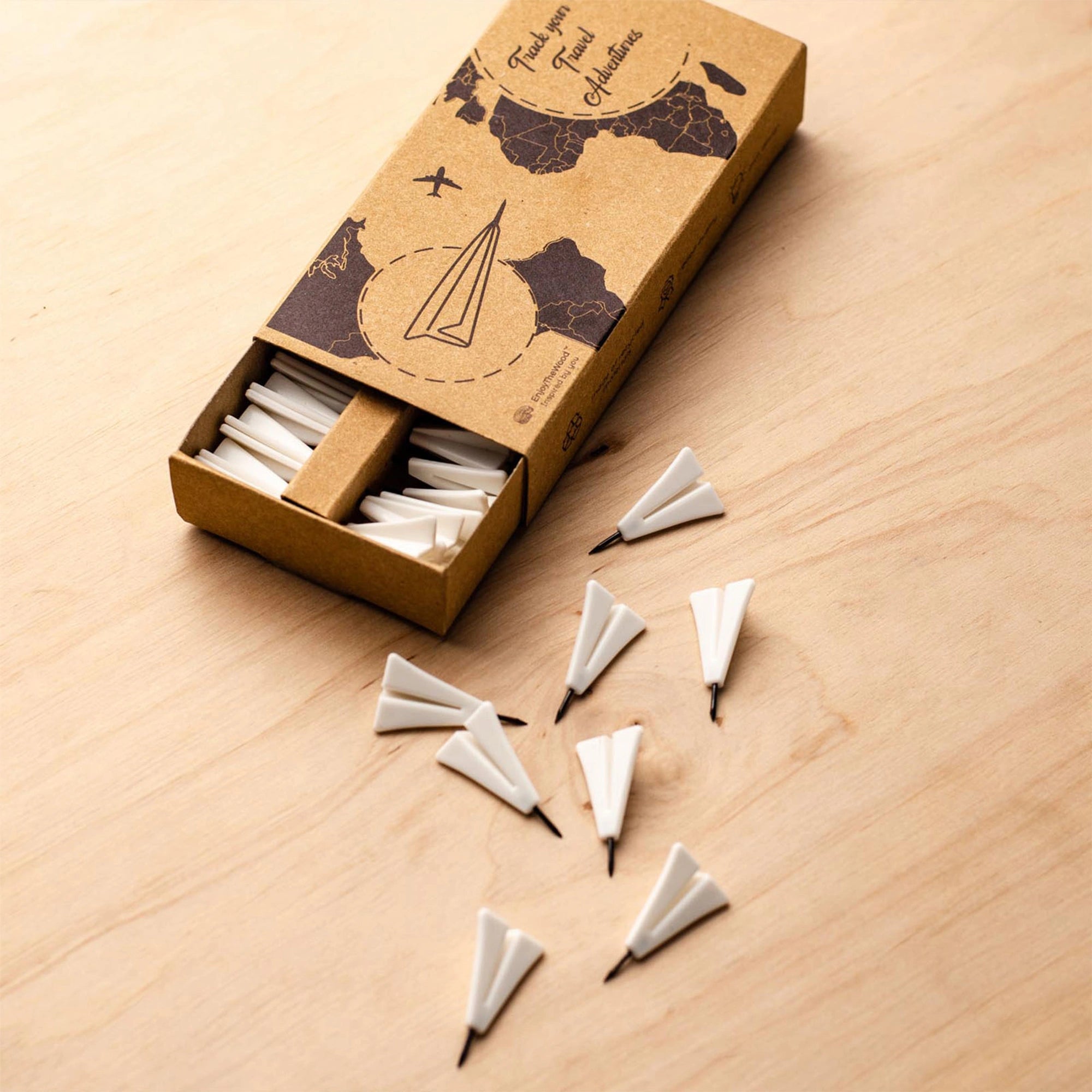 Airplane Push Pins - Stylish Map Accessories | Travel Decor – Decor Souq